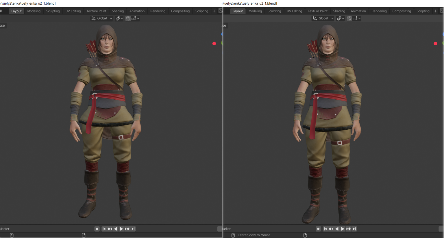 Using Match Pose feature in Uefy 2.1