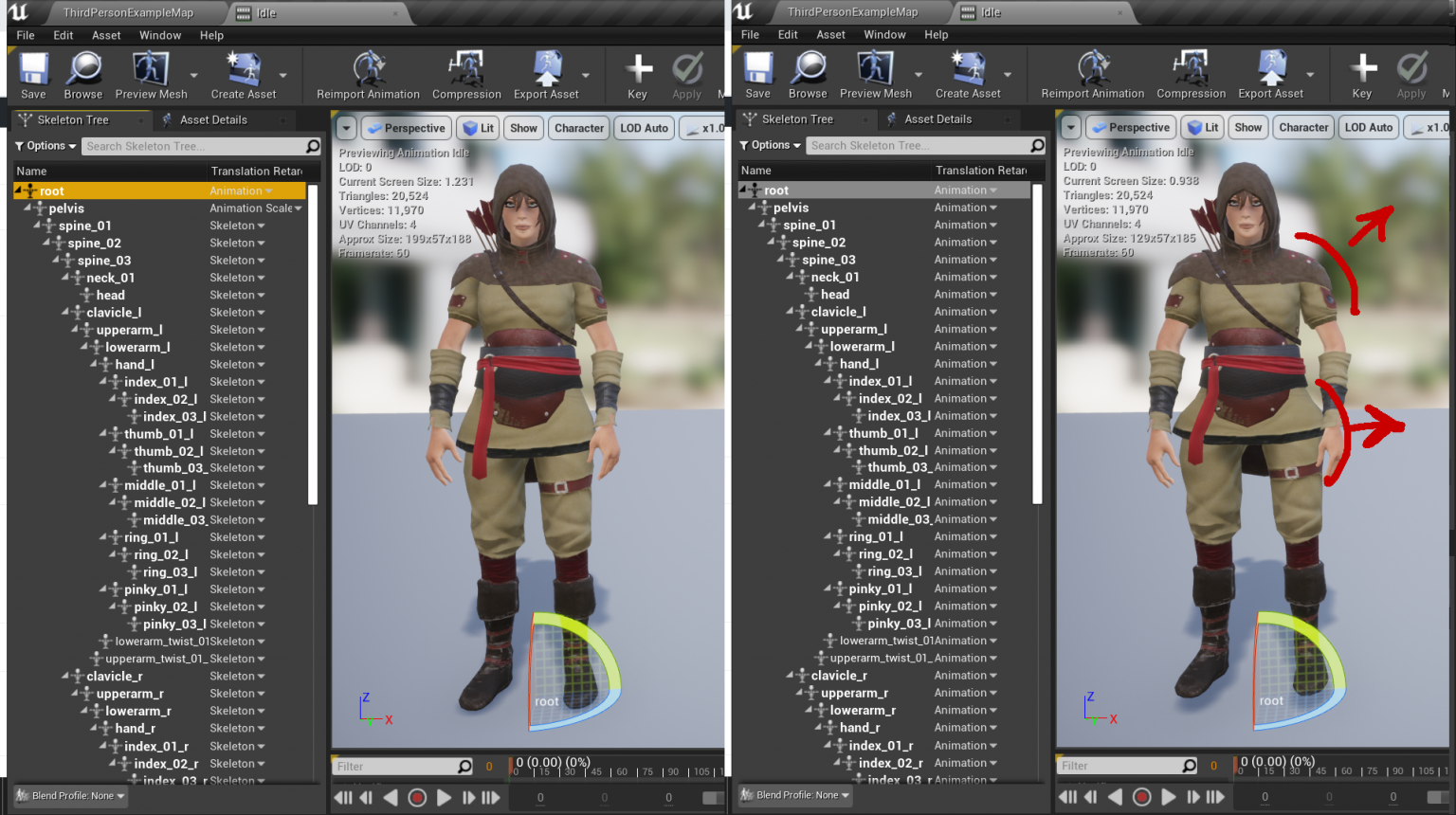 Using Match Pose feature in Uefy 2.1
